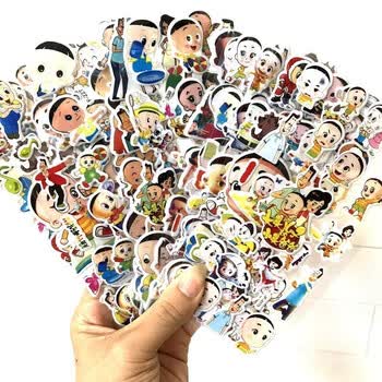 汪汪队儿童卡通贴纸奥特曼贴画纸立体贴画贴贴纸幼儿园奖励小礼物 大头儿子12张不重复