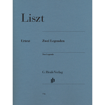 亨乐原版classical 李斯特 两首传奇曲 Liszt Two Legends HN770
