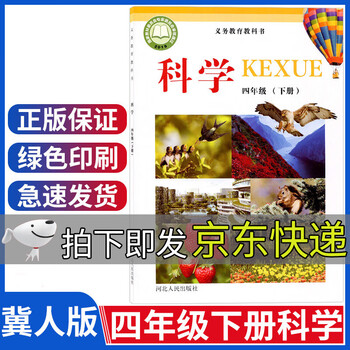 新版冀人版四年级下册科学书冀教版小学四年级科学下册课本教材教科书 四下科学4年级河北人民出版社