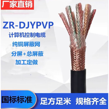 鲸逐（JINGZHU）DJYPVP计算机电缆仪表控制双屏蔽电缆 DJYPVP 1X3X1.5mm2 DJYPVP 2X2X1.5mm2【图片 价格 品牌 报价】-京东