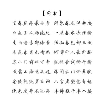 人民日报金语摘抄作文素材字帖公务员范文楷书行楷正楷学生练字帖 行书