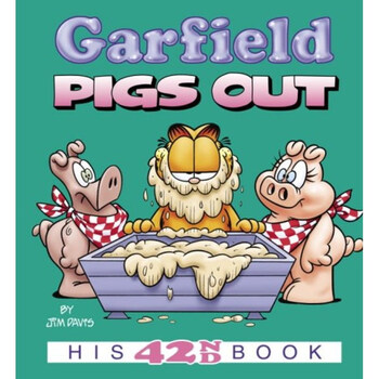 英文原版 加菲猫漫画 Garfield Pigs Out