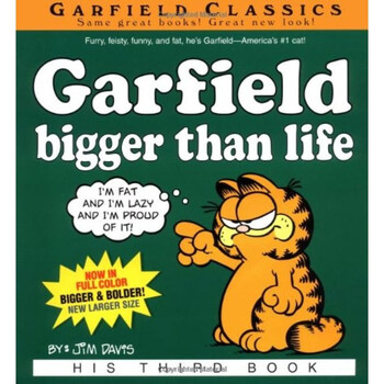 英文原版 加菲猫漫画 Garfield: Bigger Than Life
