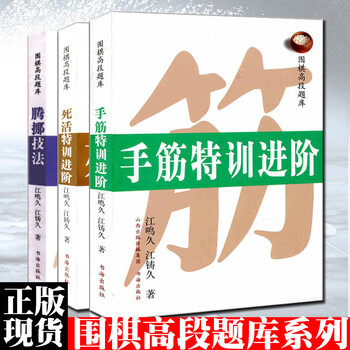 围棋高段题库系列：手筋特训进阶+死活特训进阶+腾挪技法 （共3册）围棋实战提高入门围棋书籍