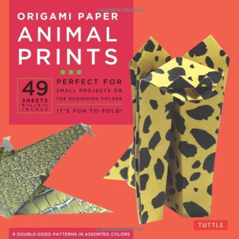 Origami Paper Animal Prints: 49 Sheets