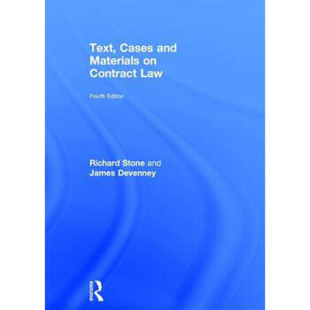 Text, Cases and Materials on Contract Law