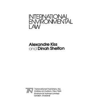 International Environmental Law