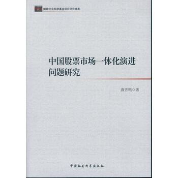 中国股票市场一体化演进问题研究