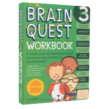 Brain Quest Workbook, Grade 3 进口翻翻书