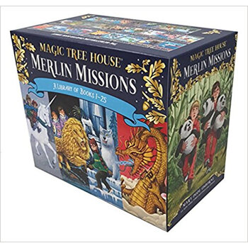 神奇树屋 英文原版 进阶版 梅林的任务 Magic Tree House Merlin Missions 进口原版章节书 25册套装 小学课外阅读