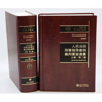 人民法院刑事指导案例裁判要旨通纂（上下卷 第二版）