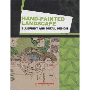 Hand-Painted Landscape Blueprint and Det