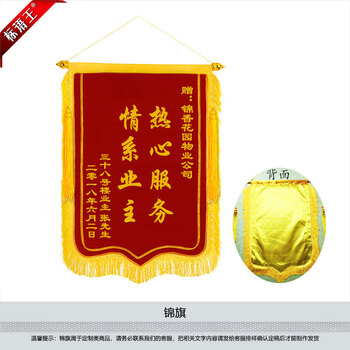 新款锦旗定制订做定做制作锦旗赠送幼儿园老师医生生日搞笑感谢龙须款发泡字锦旗 60X90cm