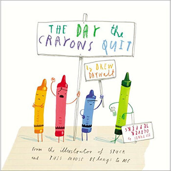 英文原版The Day The Crayons Quit蜡笔辞职 小蜡笔大罢工 绘本