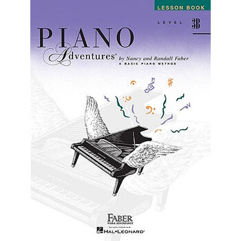 现货3B级课本菲伯尔钢琴基础教程Piano Adventures, Level 3B, Lesson