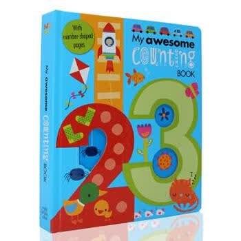 The Awesome Counting Book 数字书 进口翻翻书