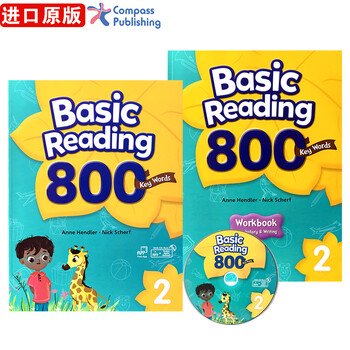 原版少儿英语常见词阅读key words Basic Reading 400/800/1200 2级别【800词】