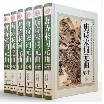 唐诗宋词元曲鉴赏（全套6册精装）唐诗宋词元曲大全集 中国书店