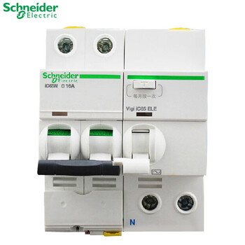 【施耐德A9F18216 + A9V53240】施耐德（Schneider）断路器 空气开关 Acti 9系列iC65N 2P C16A带漏保 ...