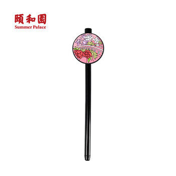 颐和园 复古中国风风景签字黑色水性笔中性笔 金桥百花