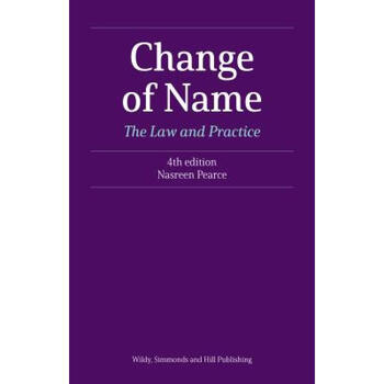 Change of Name: The Law and Practice