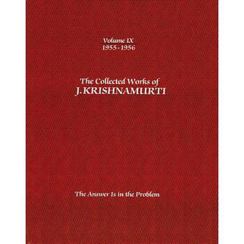 Collected Works of J.Krishnamurti - Volume I...