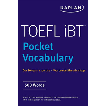 卡普兰托福词汇准备 英文原版 TOEFL Pocket Vocabulary