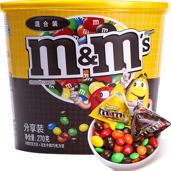 MMs巧克力豆mms牛奶花生m豆巧克力豆mm豆妙趣畅享碗装270g 花生牛奶混合碗装270g【图片 价格 品牌 报价】-京东