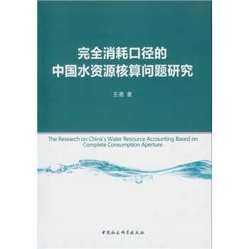完全消耗口径的中国水资源核算问题研究