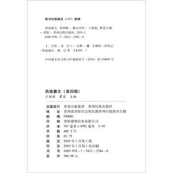 西南彝志（第4辑）9787541223846