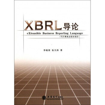 XBRL导论(可扩展商业报告语言)
