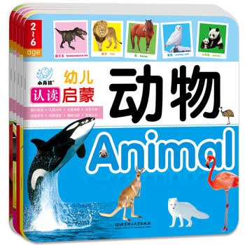 幼儿认读启蒙系列：动物+果蔬+认知+识字+识车（套装全5册）·海润阳光