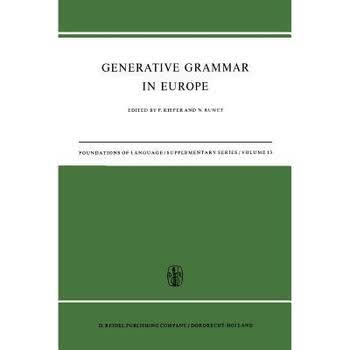 Generative Grammar in Europe
