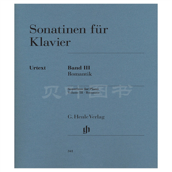 亨乐原版 钢琴小奏鸣曲集 卷三Sonatinen fur Klavier Bd. III HN341