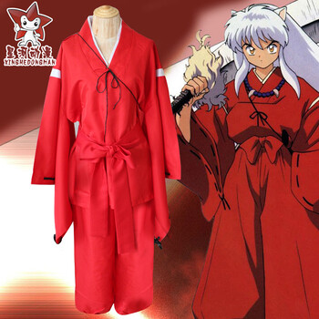 星河动漫 【动漫城】犬夜叉cosplay服装cos红色套装/假发/项链/手链 犬夜叉耳朵 XXL - - - 京东JD.COM