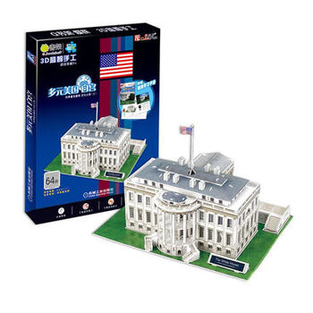 Q书架.爱拼 3D益智手工 白宫