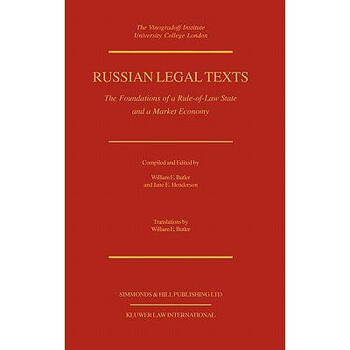 Russian Legal Texts : The Foundation Of A Ru...
