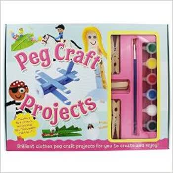 英文原版 Flute Gift Box: Peg Craft 儿童图书