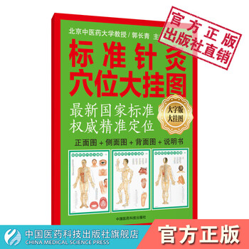 标准针灸穴位大挂图中国医药科技出版社