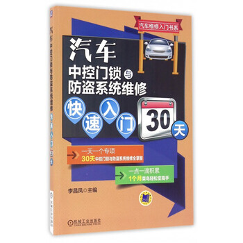 汽车中控门锁与防盗系统维修快速入门30天/汽车维修入门书系
