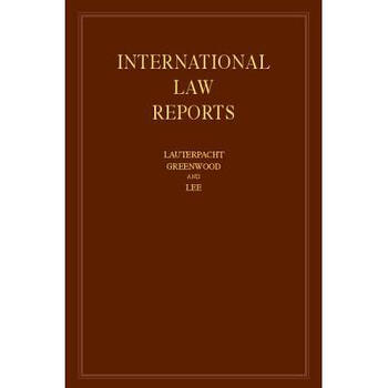 International Law Reports: Volume 156