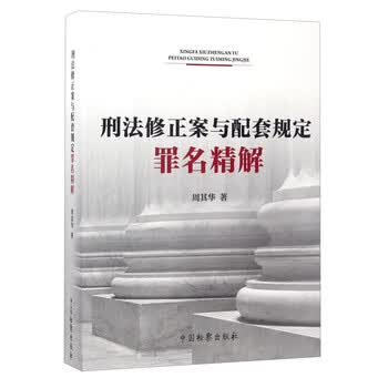 刑法修正案与配套规定罪名精解