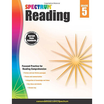 Spectrum Reading Workbook, Grade 5