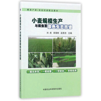 小麦规模生产与病虫害原色生态图谱/粮食产业农民培训精品教材