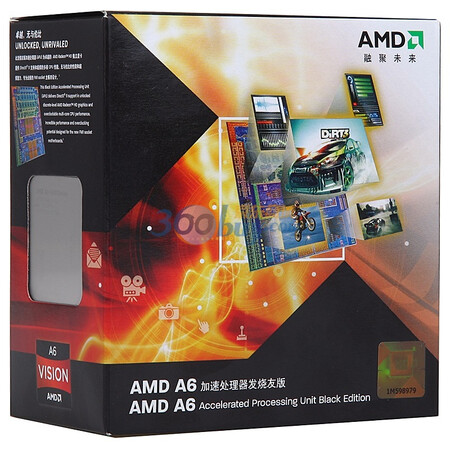 【AMDA6-3670】AMD APU系列四核 A6-3670盒装CPU（Socket FM1/2.7GHz/4M缓存/HD 6530D ...