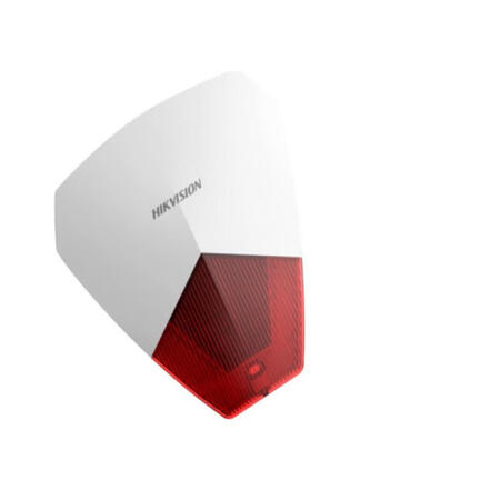 【海康威视DS-PS1-R】海康威视(HIKVISION) 声光报警器 DS-PS1-R有线警号+声音、灯光一体式联动报警+一定的阻燃性能 ...