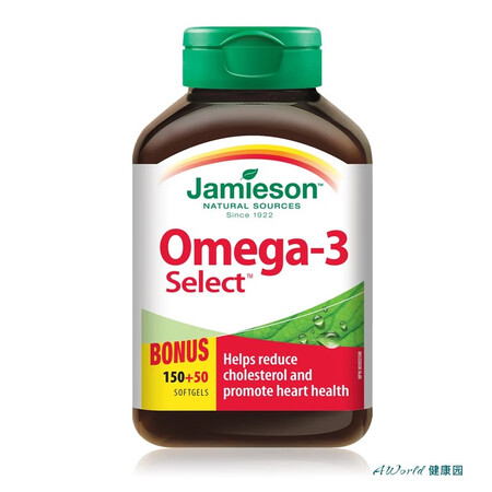 健美生（Jamieson）深海鱼油 SELECT Omega-3胶囊 200粒【图片 价格 品牌 报价】-京东