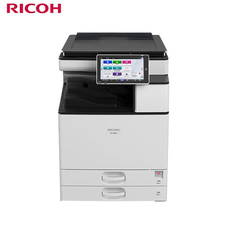 【理光IM5000】理光（Ricoh）IM5000黑白激光打印机复印机多功能一体机大型办公商用/盖板配置/双纸盒【行情 报价 价格 评测】-京东