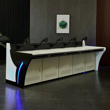 2800调度控制台监控豪华版*操作台控制台800台冷指挥*750冷简约定制会议桌中心新款轧钢轧钢 1600*800*750冷轧钢控制台【图片 ...