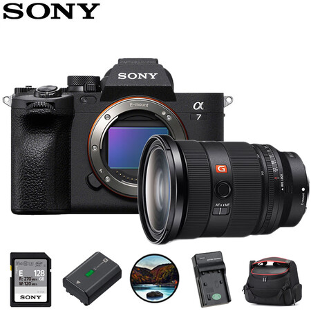 【索尼-】索尼（SONY）A7M4全画幅微单数码相机 ILCE-7M4/A7M4/a74单机身+FE 24-70mm F2.8 GM二代镜头套装【行情 报价 价格 评测】-京东